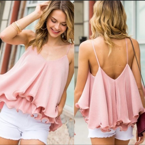 Tops | Stephanie All About The Ruffles Blouse | Poshmark